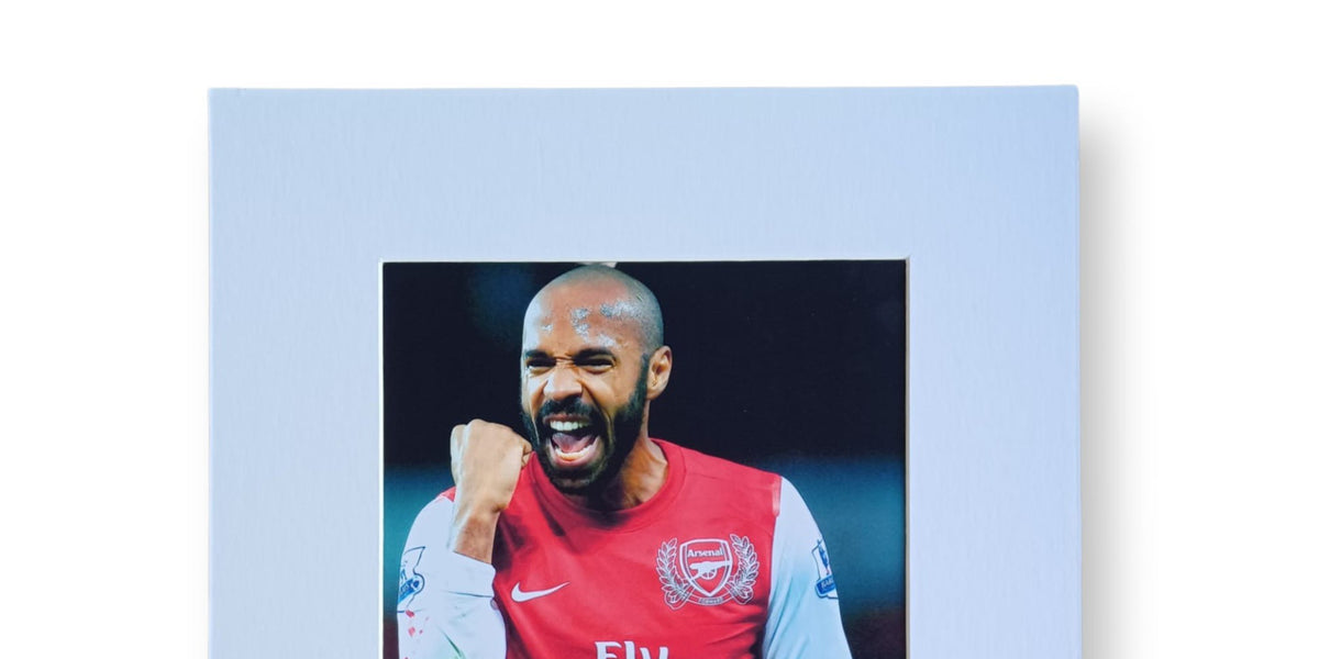 Thierry Henry Mounted Autograph Print – The Invincibles Store