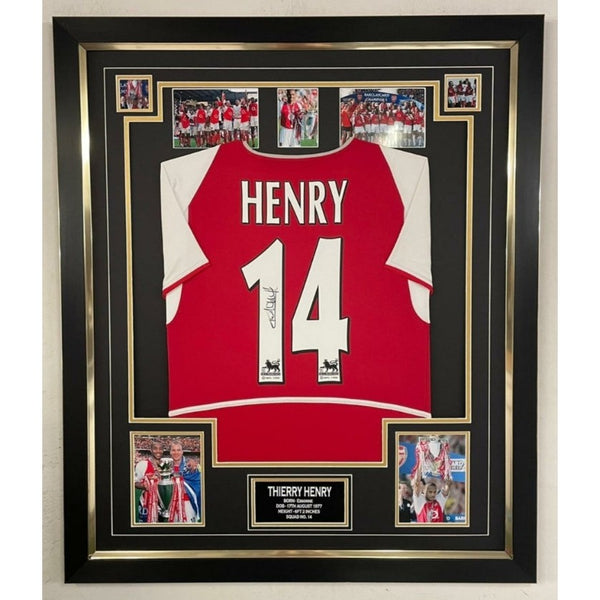 Thierry Henry Signed Invincibles Shirt 2003 2004 – The Invincibles Store