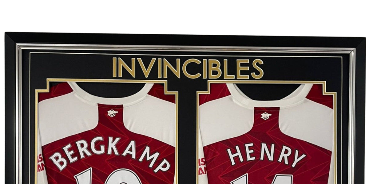 INVINCIBLES THIERRY HENRY AND DENNIS BERGKAMP SIGNED SHIRTS – The ...
